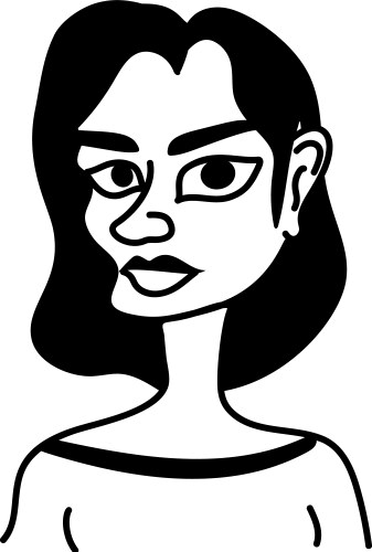 Ugly face Royalty Free Vector Image - VectorStock