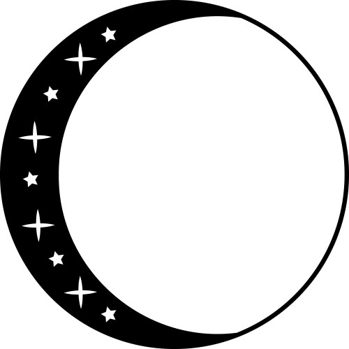 Moon Outline Vector Images (over 55,000)