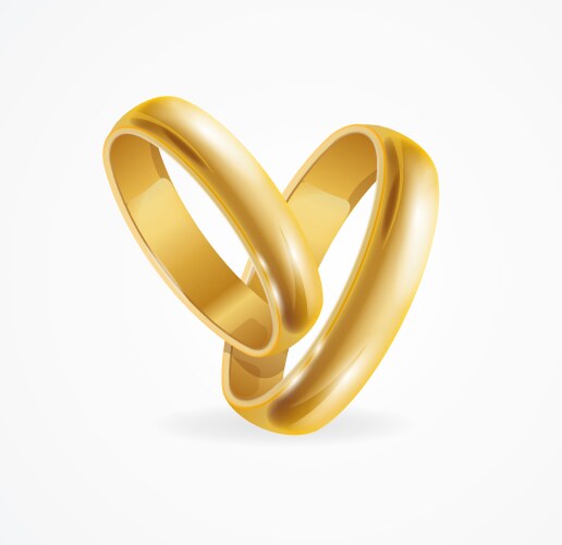 Gold ring Royalty Free Vector Image - VectorStock