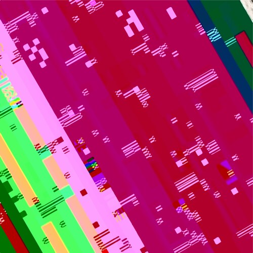 Pink glitch background Royalty Free Vector Image