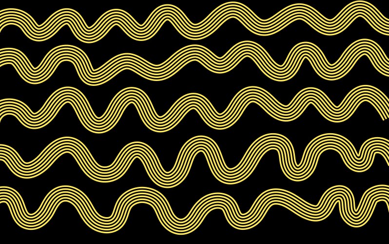 Noodle pattern poster Royalty Free Vector Image