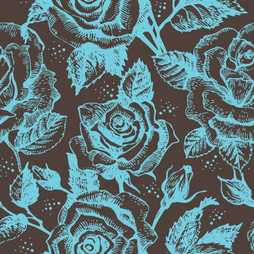 Beautiful floral seamless Royalty Free Vector Image