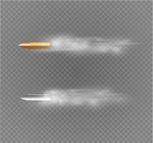 Flying bullet Royalty Free Vector Image - VectorStock