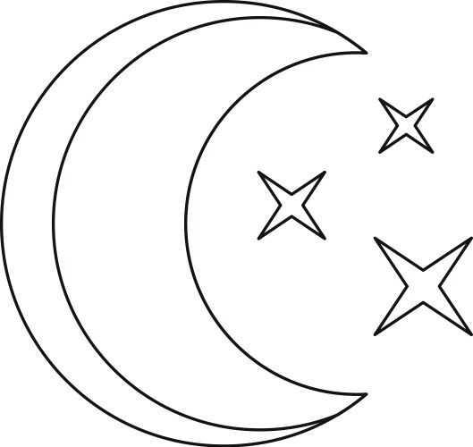 Moon Outline Vector Images (over 49,000)