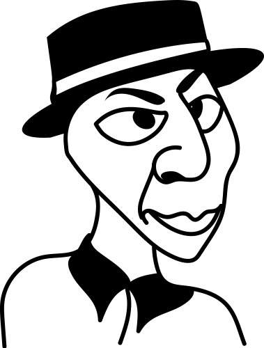 Ugly male Royalty Free Vector Image - VectorStock