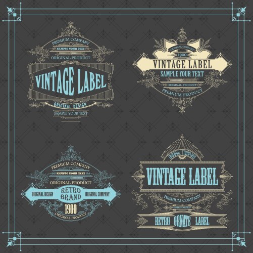 Arabic calligraphy of 4 qul sharif surah in quran Vector Image