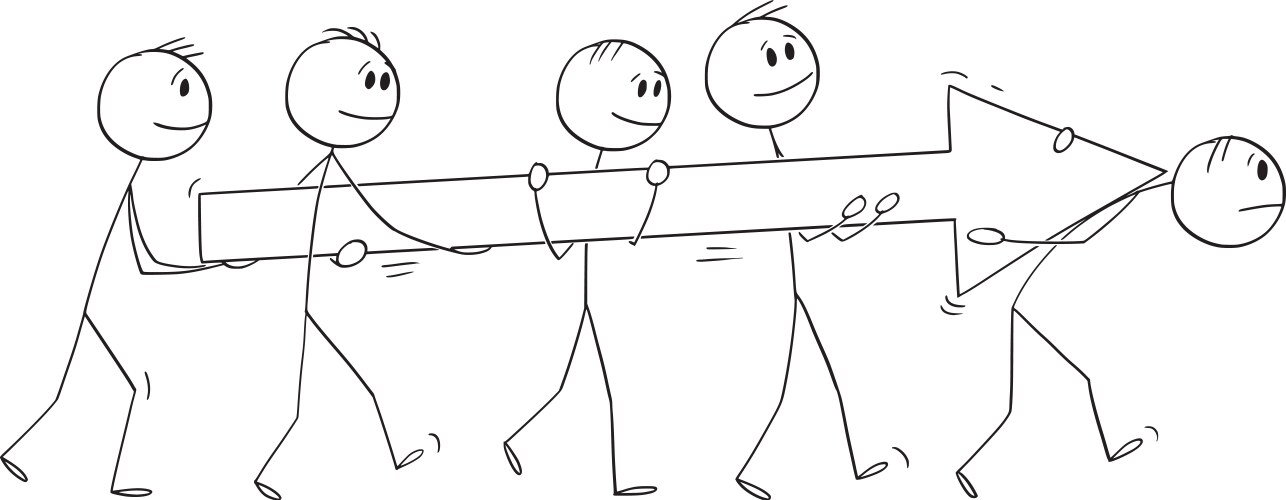 Stick Figure Working Together Vector Images (over 170)