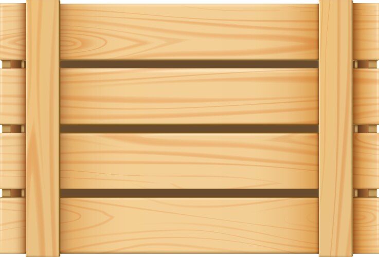 Wooden Pallet Side View Royalty Free Vector Image