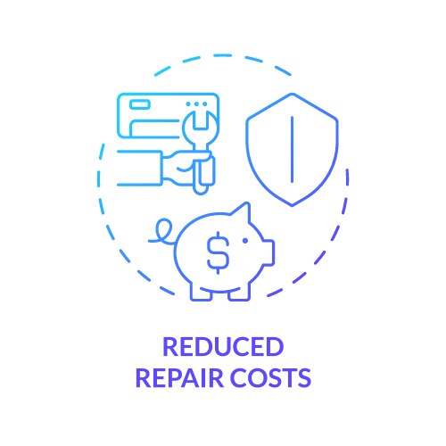 Networking and collaboration blue gradient Vector Image