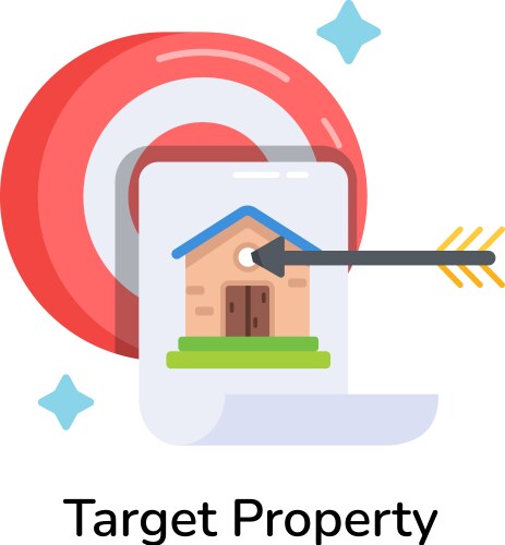 Target setting Royalty Free Vector Image - VectorStock