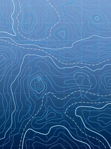 Topographic map Royalty Free Vector Image - VectorStock