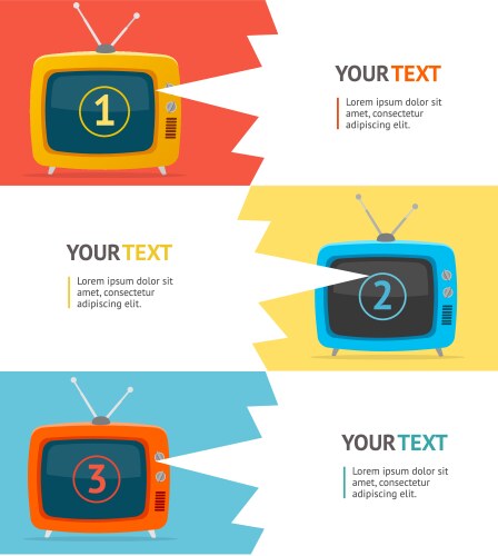 Tv Banner Vector Images (over 17,000)