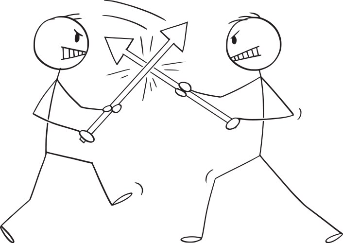 Fight draw stickman Vector Images & Graphics for Commercial Use ...