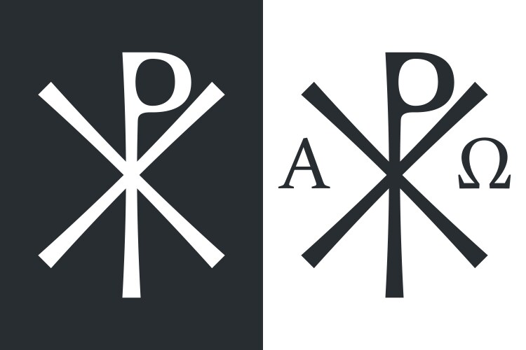 Alpha Omega Symbol Vector Images (over 400)