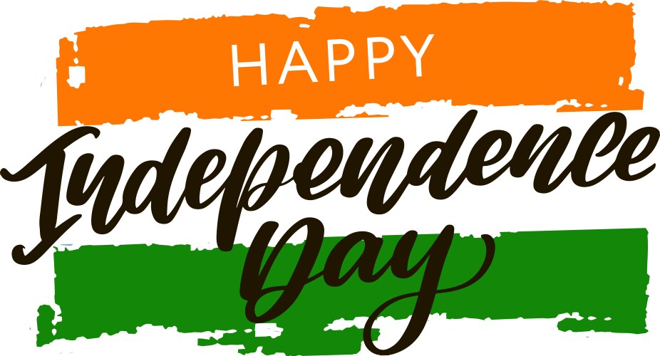 Creative indian national flag colour background Vector Image