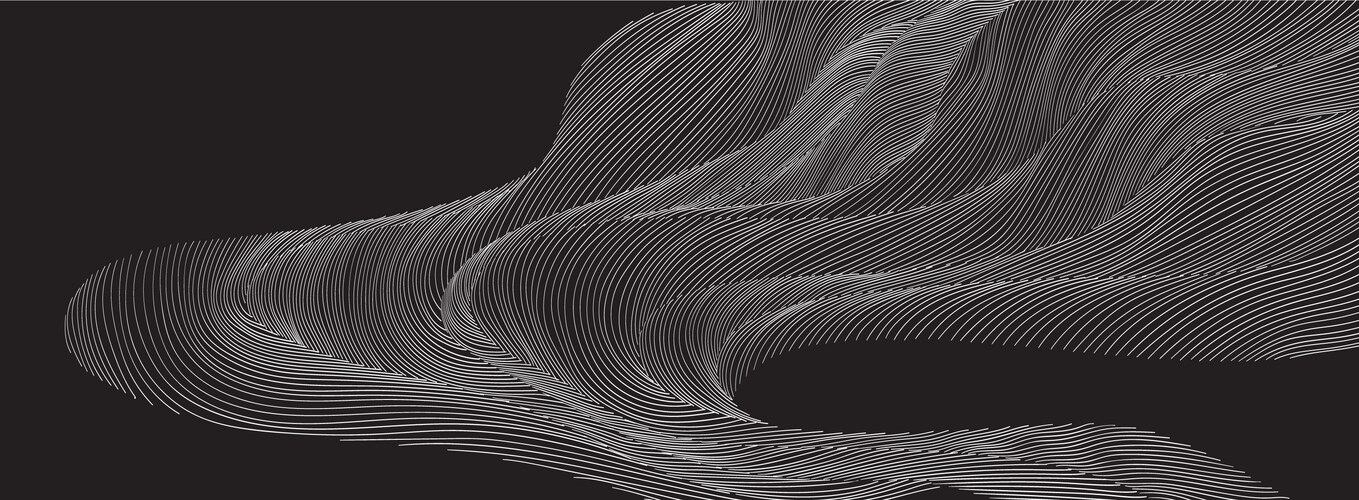 Abstract landscape background with white Vector Image