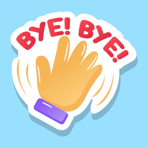 Bye Vector Images (over 7,600)