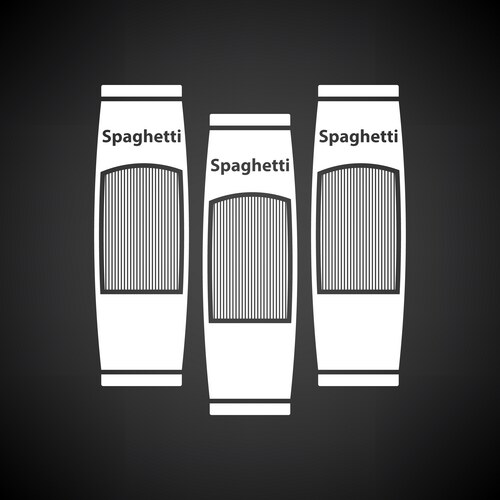 Spaghetti package icon Royalty Free Vector Image