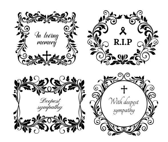 Funeral Border Vector Images (over 680)