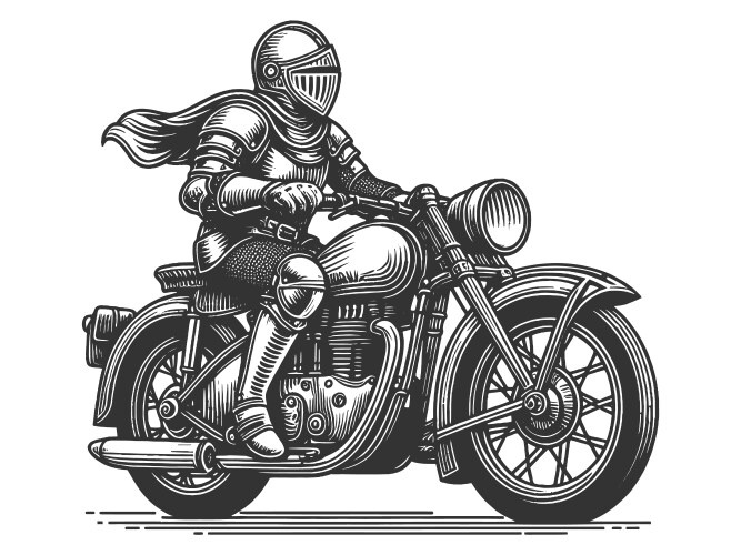 Medieval knight helmet with roses engraving Vector Image