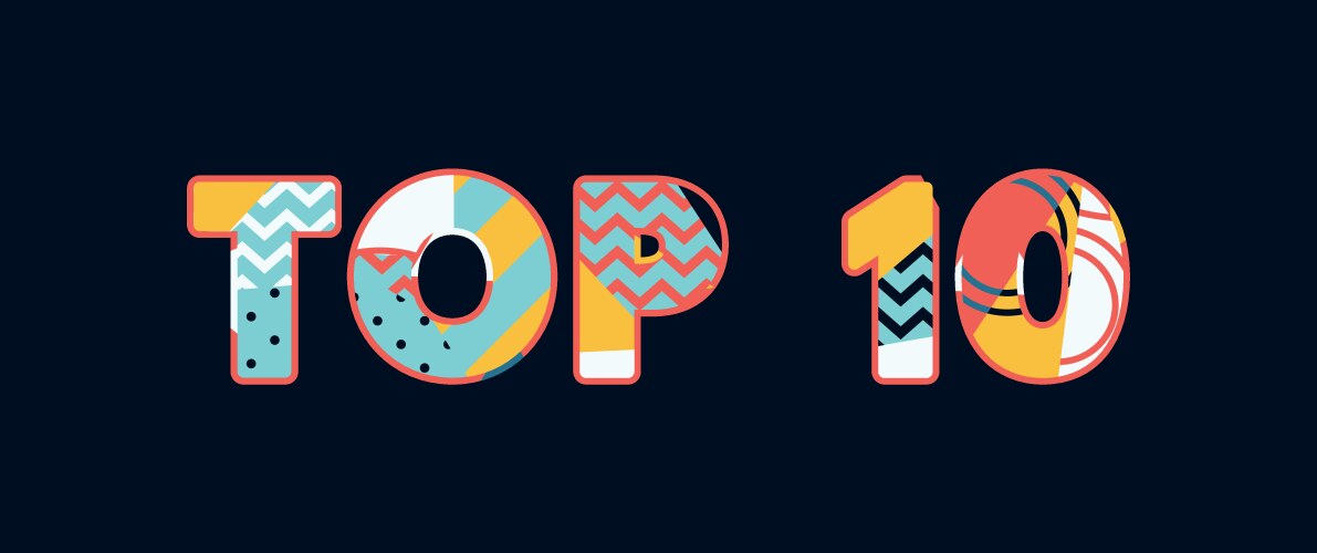 Top 100 concept word art Royalty Free Vector Image