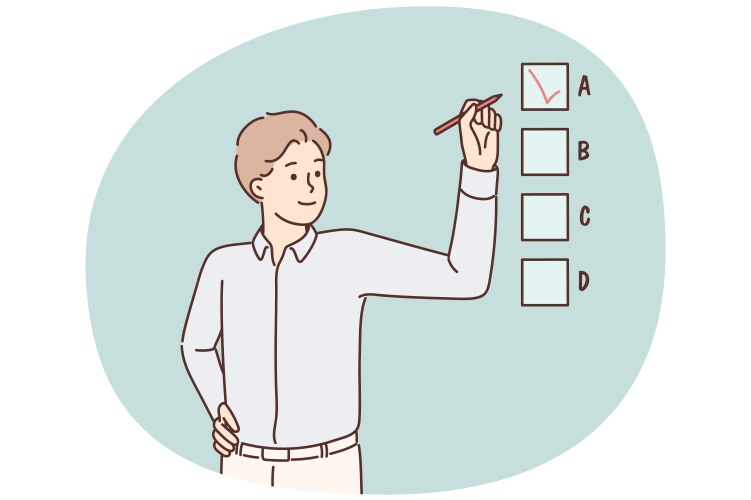 Multiple Choice Questions Vector Images (over 540)