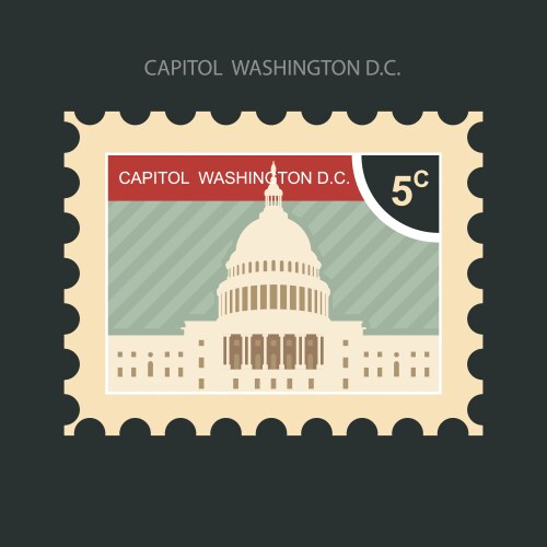 Postage stamp Royalty Free Vector Image - VectorStock