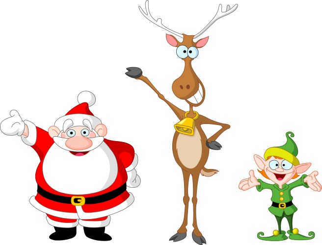 Rudolph Cartoon Vector Images (over 900)