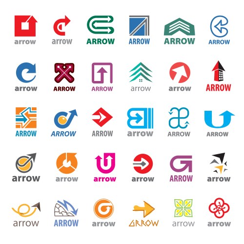 Popular companies logos Royalty Free Vector Image