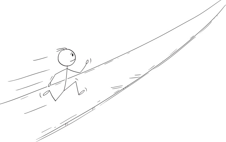 Stick Figures in Motion Vector Images (over 720)