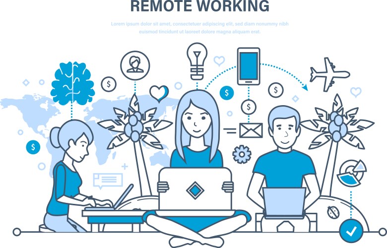 Remote control modern technology Royalty Free Vector Image