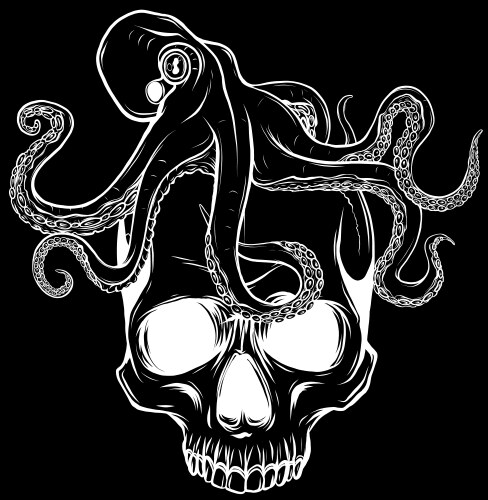 Octopus Jolly Roger Tattoo