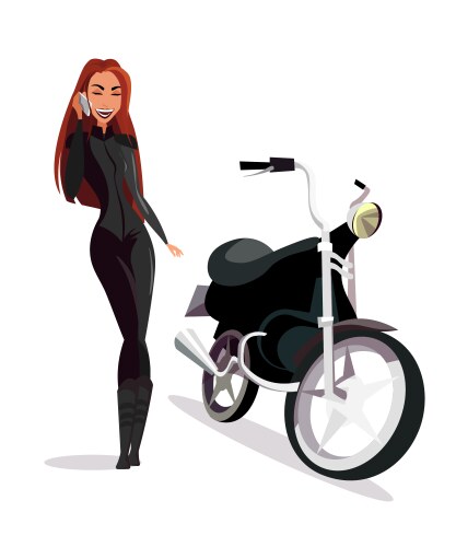 Lady Biker Vector Images (over 500)