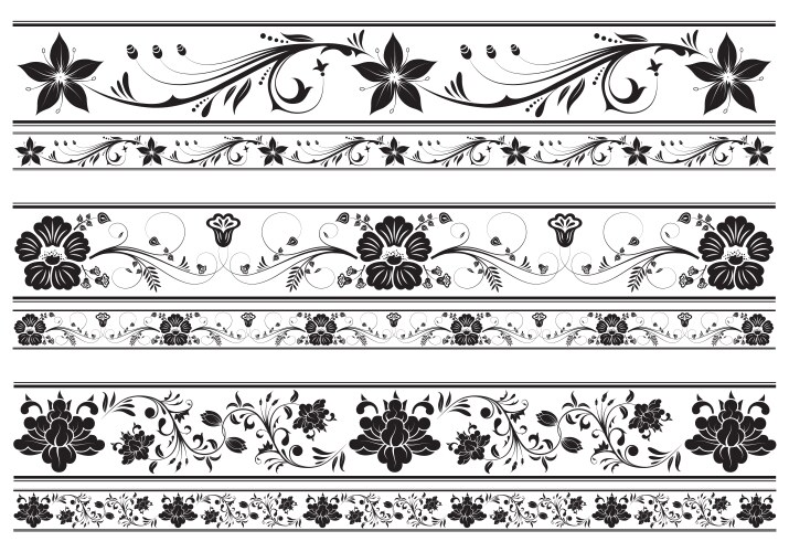 Flower Border Vector Images (over 250,000)