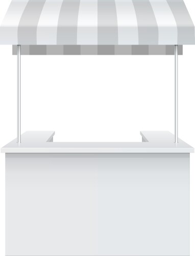 Detailed of a stall stand Royalty Free Vector Image