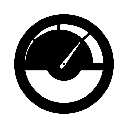 Speed meter logo Royalty Free Vector Image - VectorStock