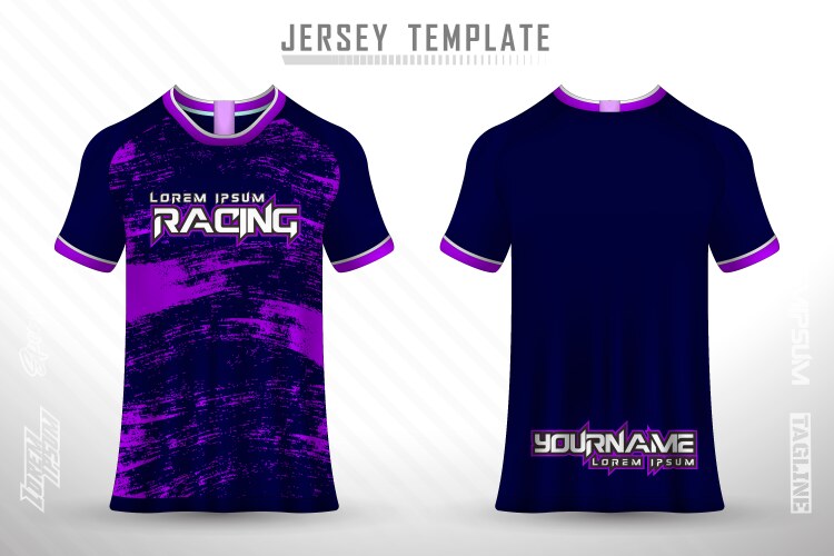 T-shirt mock up for lady layered and ready to use Vector Image