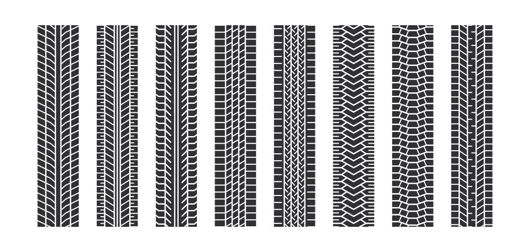 Tire tread patterns Royalty Free Vector Image - VectorStock
