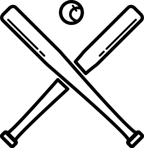 Baseball logo and insignia Royalty Free Vector Image