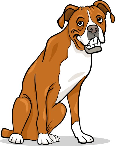 Boxer Dog Cartoon Vector Images (over 2,300)