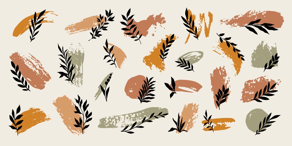 Creative minimalist abstract art background Vector Image