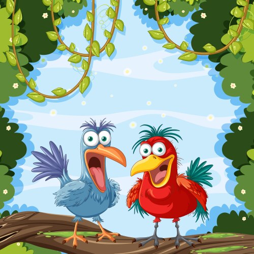 Birds Talking Vector Images (over 4,400)