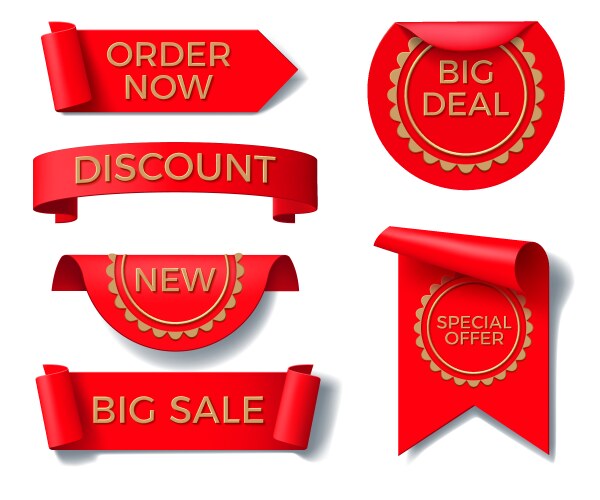 Red Ribbon Badge Vector Images (over 120,000)