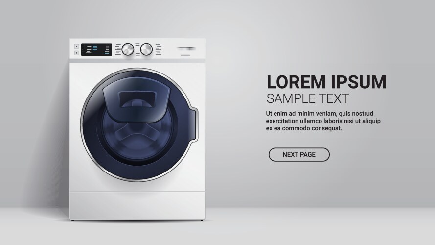 Front Load Washing Machine Vector Images (over 490)