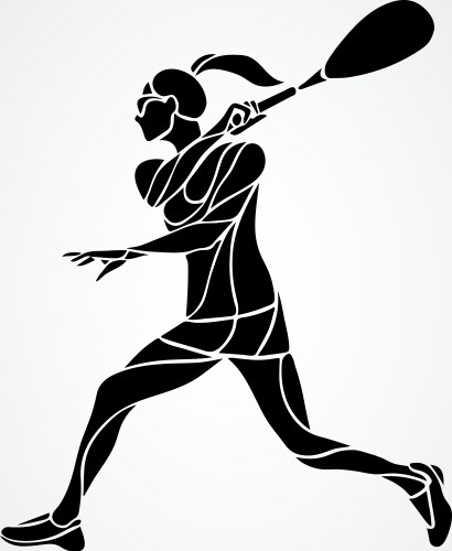 Female Squash Player Vector Images (over 130)