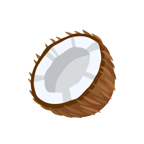 Coconut icon Royalty Free Vector Image - VectorStock