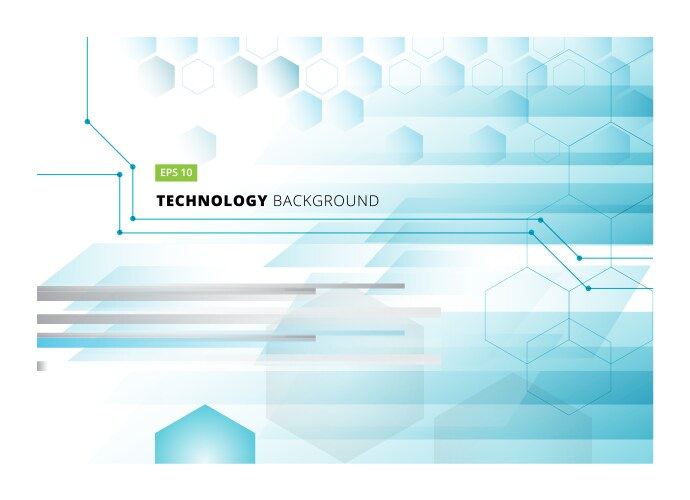 Abstract blue tech template design decoration Vector Image