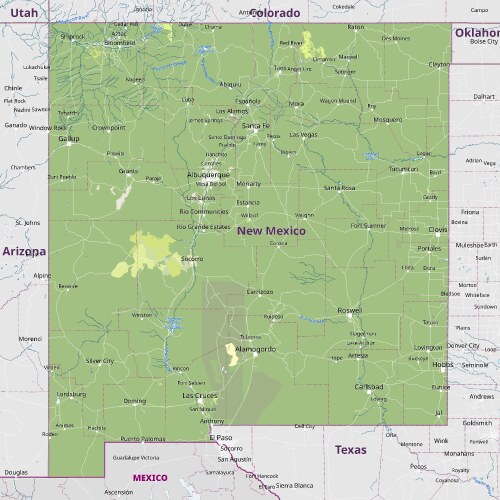 New Mexico State Outline Vector Images (over 580)