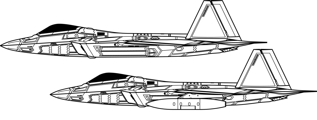 Lockheed martin f-35 lightning ii Royalty Free Vector Image