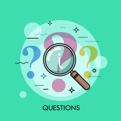 Research question Vector Images & Graphics for Commercial Use | VectorStock